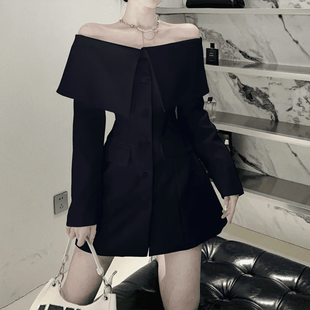 Suit dress chic niche design sense 2024 new spring and summer ladies ...