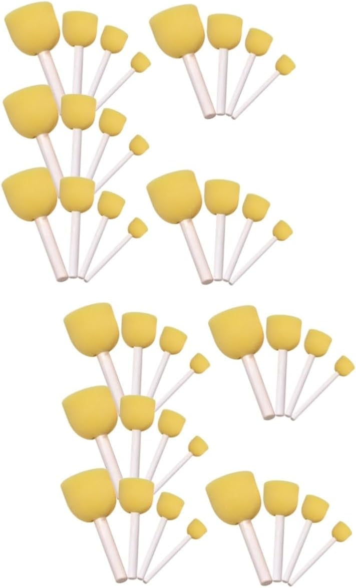 Suit for Kids 40 PCS Paint Markers for Paint sponges Suit Foam Sponge ...