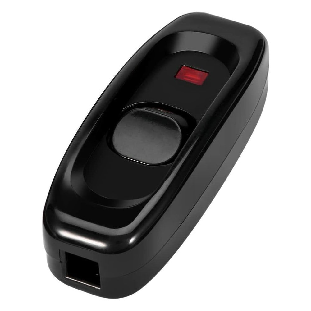 Suitable 240V 10A Inline On/Off Button Table Lamps Desk Light Cord ...