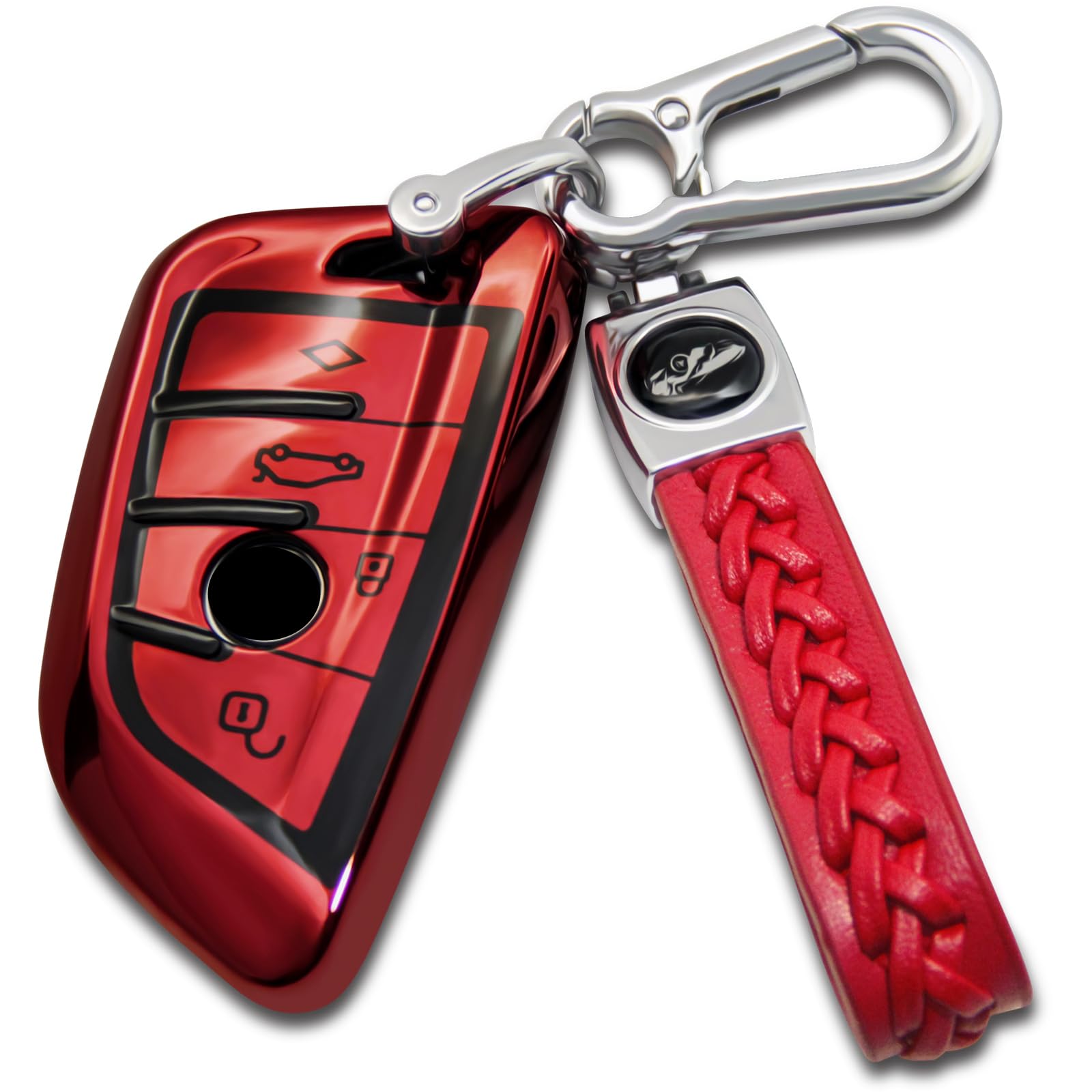 Suitable for BMW key fob Cover. Advanced soft TPU key box is compatible ...