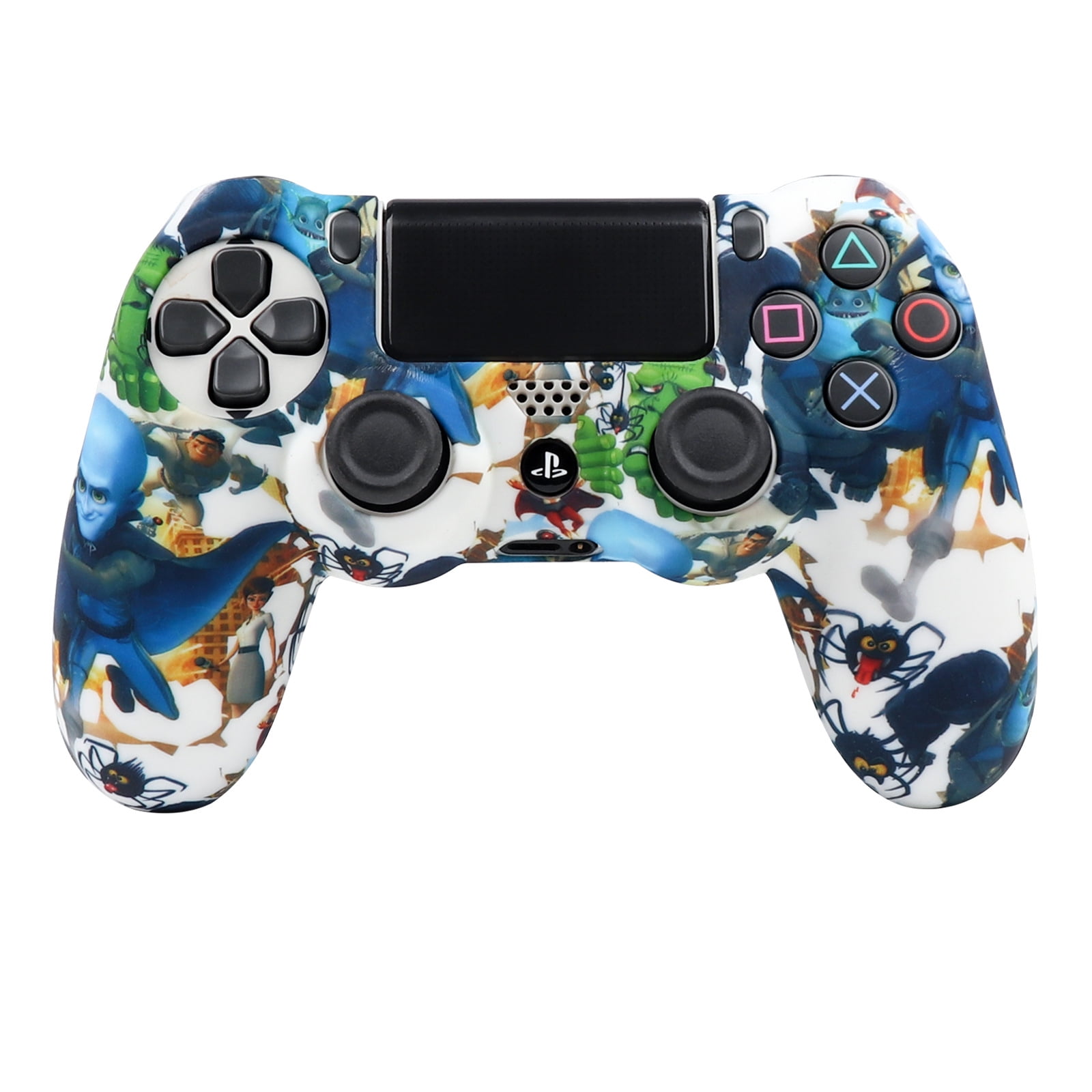 Suitable for Compatible with New PS4 Silicone Case Camouflage ...