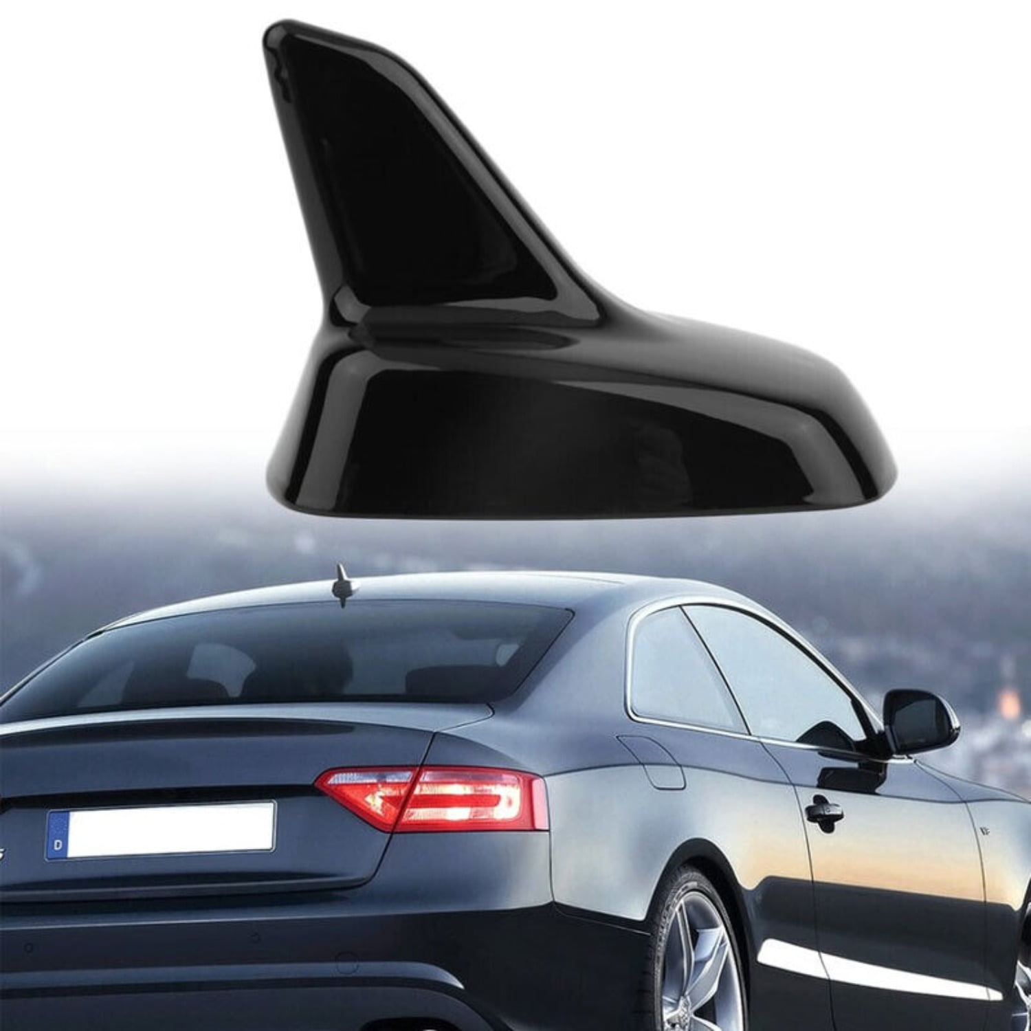 Suitable Compatible with Audi black roof fake radio signal shark fin ...