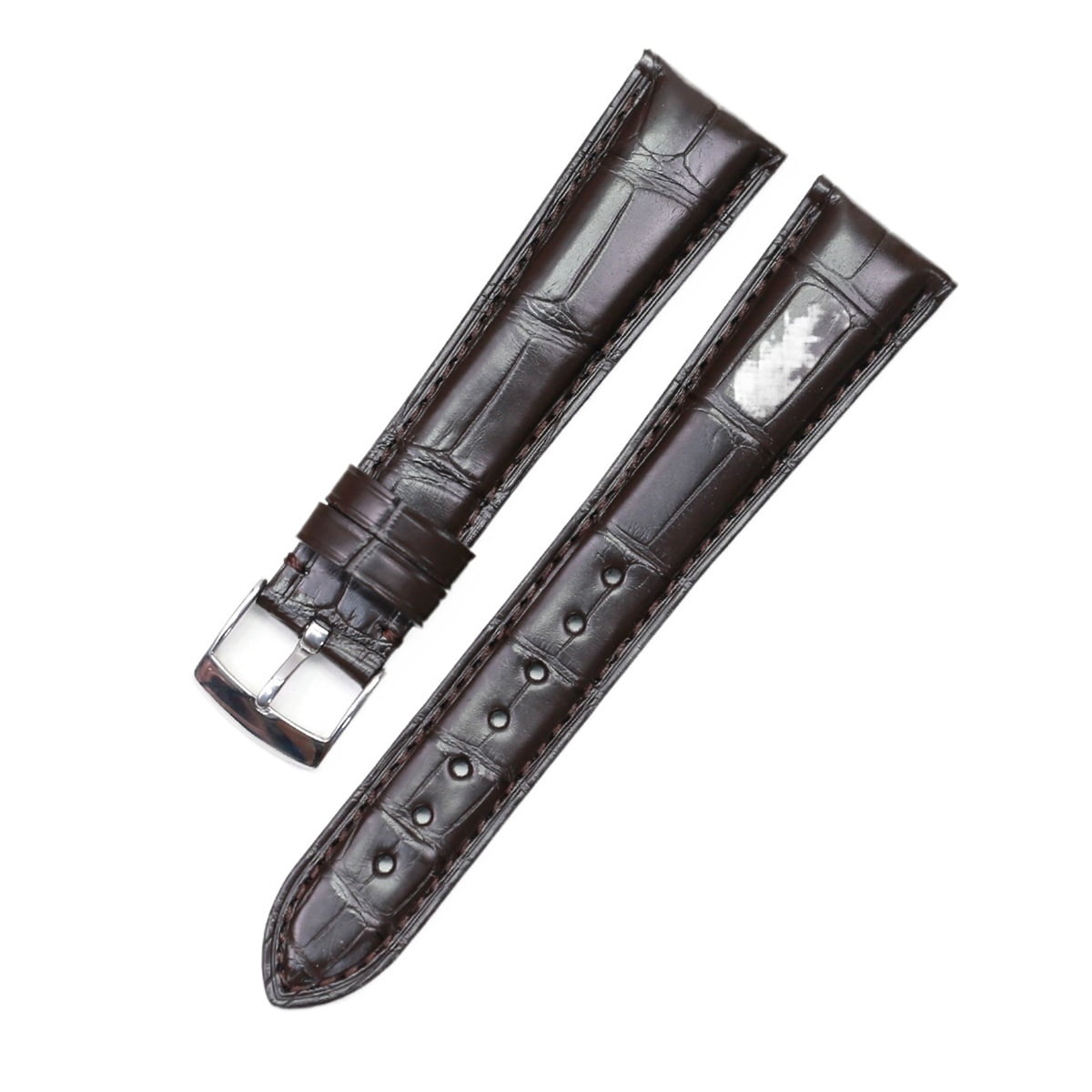 Suitable Fit For ZENITH Captain Skin Leather Watch Strap Bamboo Grain ...