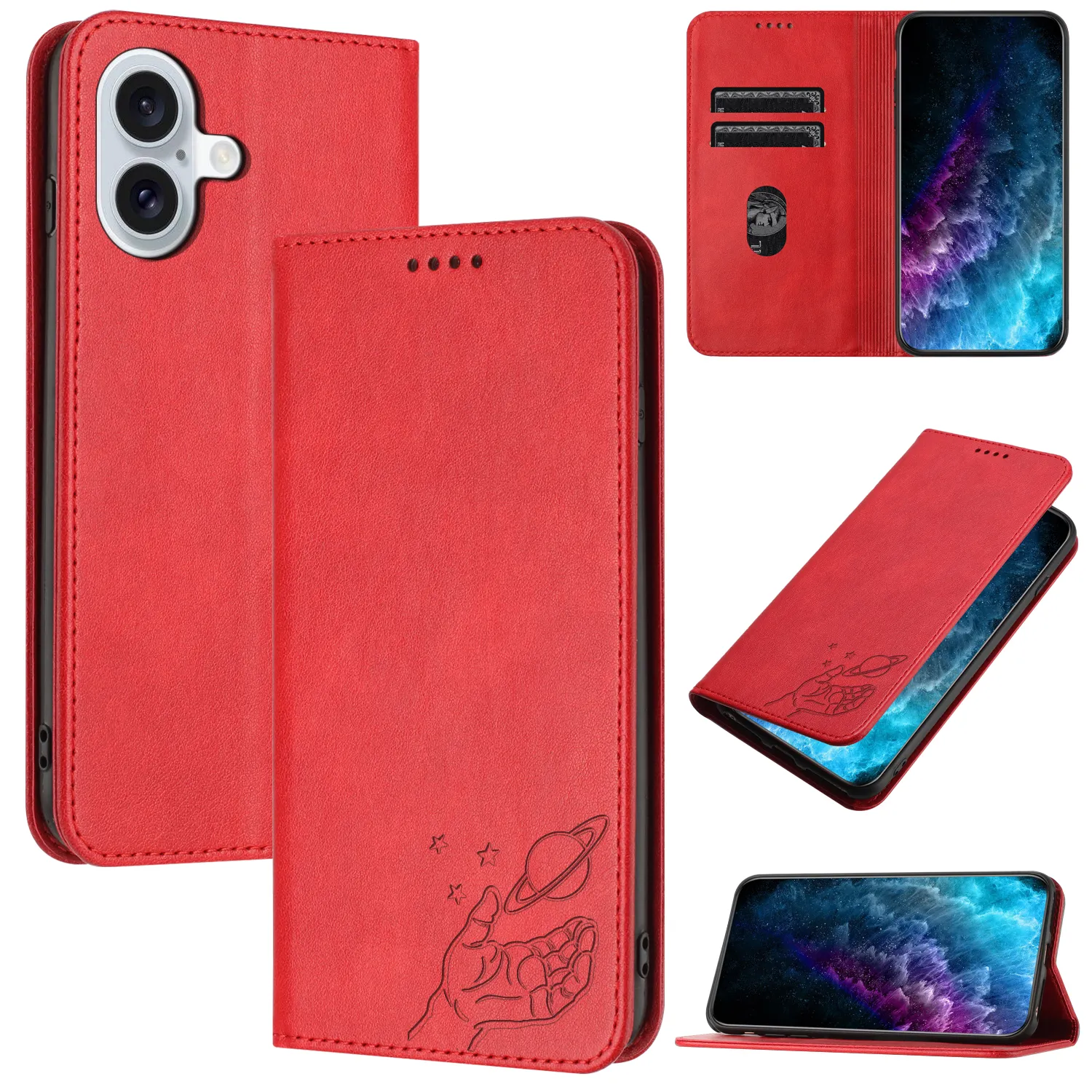 Suitable for Samsung M14 5G flip phone case, Luxury PU leather wallet ...