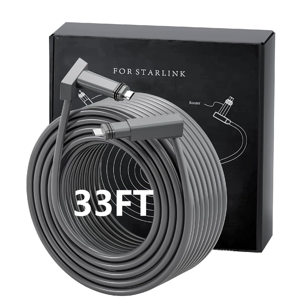 Suitable for Starlink Gen 2 Cable 33FT, Compatible with Satellite ...