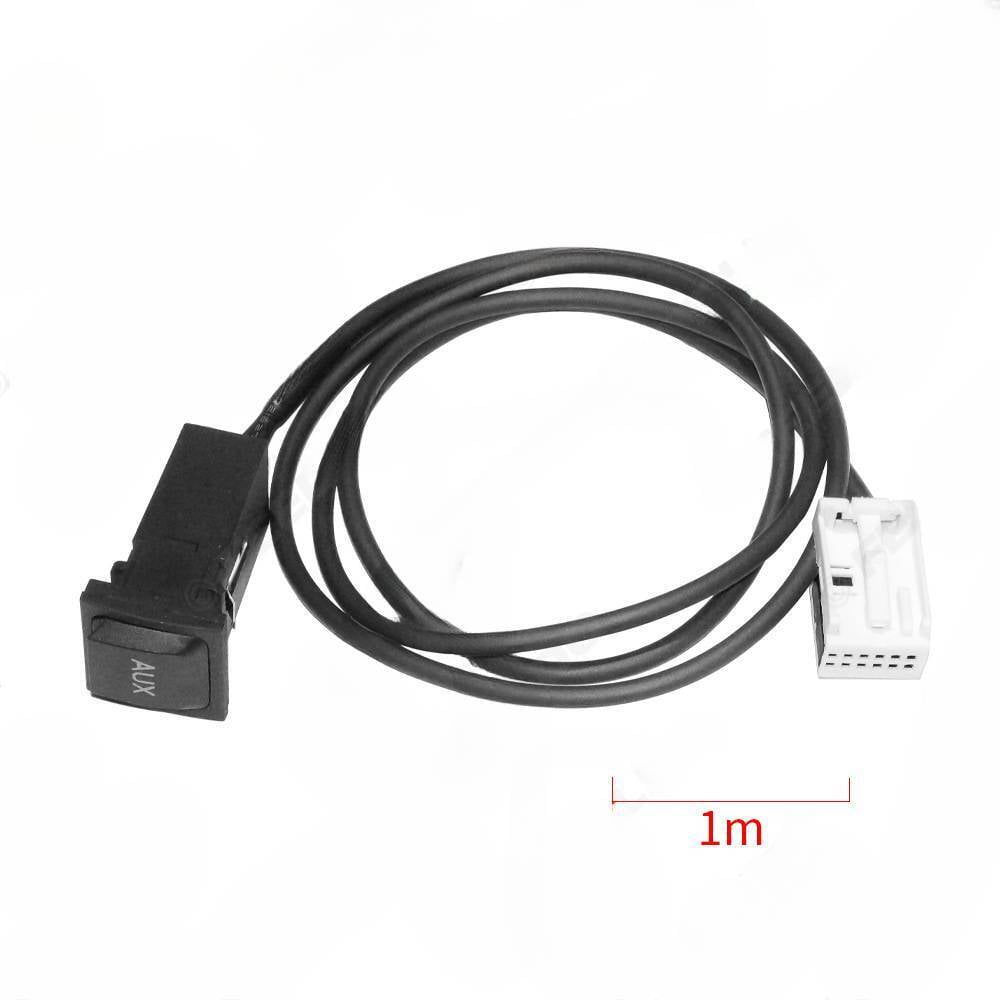 Suitable for 12 pin Volkswagen Golf 6/Tiguan/Skoda/RCD10 AUX audio ...
