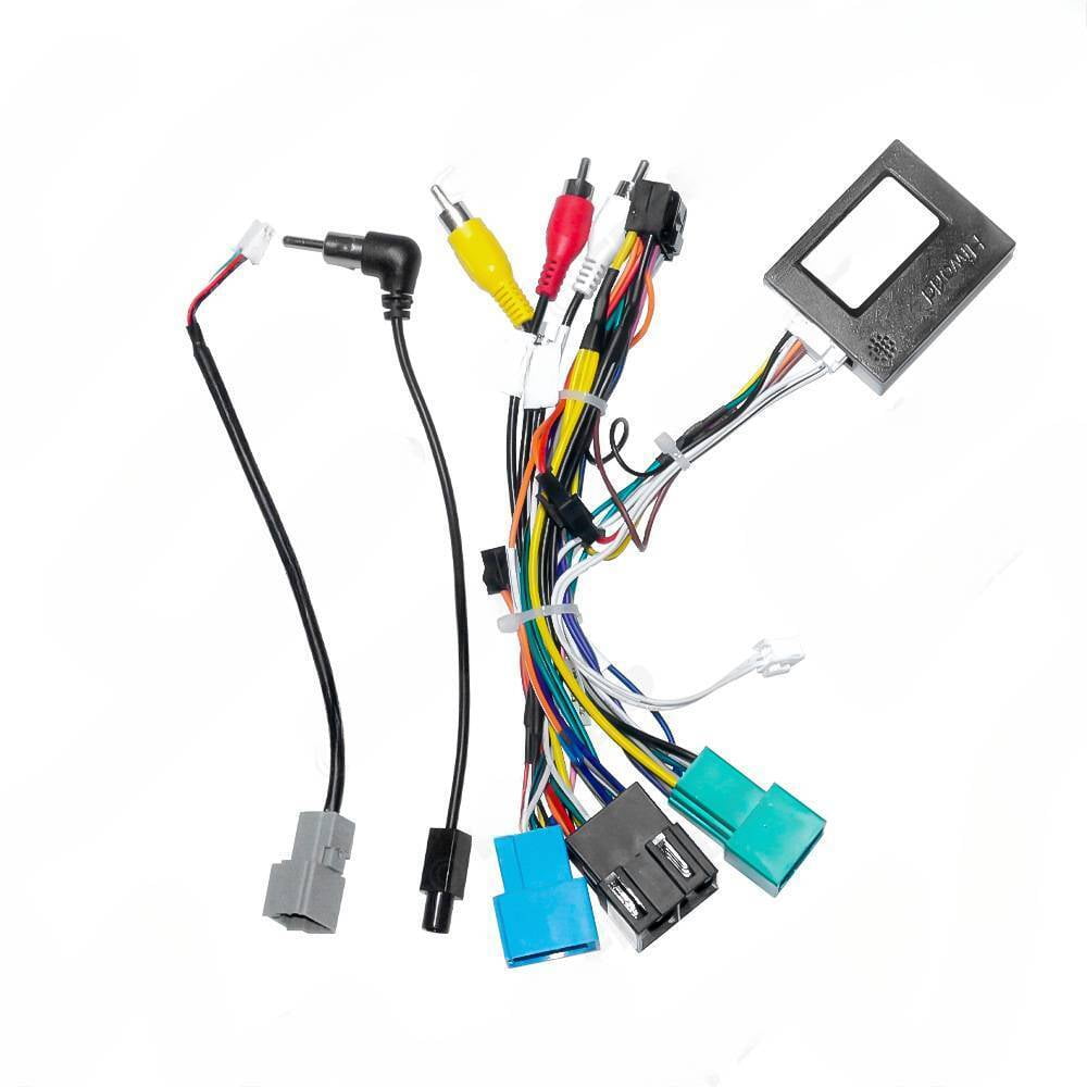 Suitable for 2020 Fiat Strada/Toro modification line, Android large screen navigation power cord ...