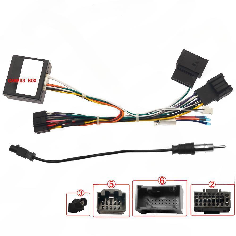 Suitable for 21-24 Peugeot C3/C4 low-end modification line, 16Pin Android large screen ...