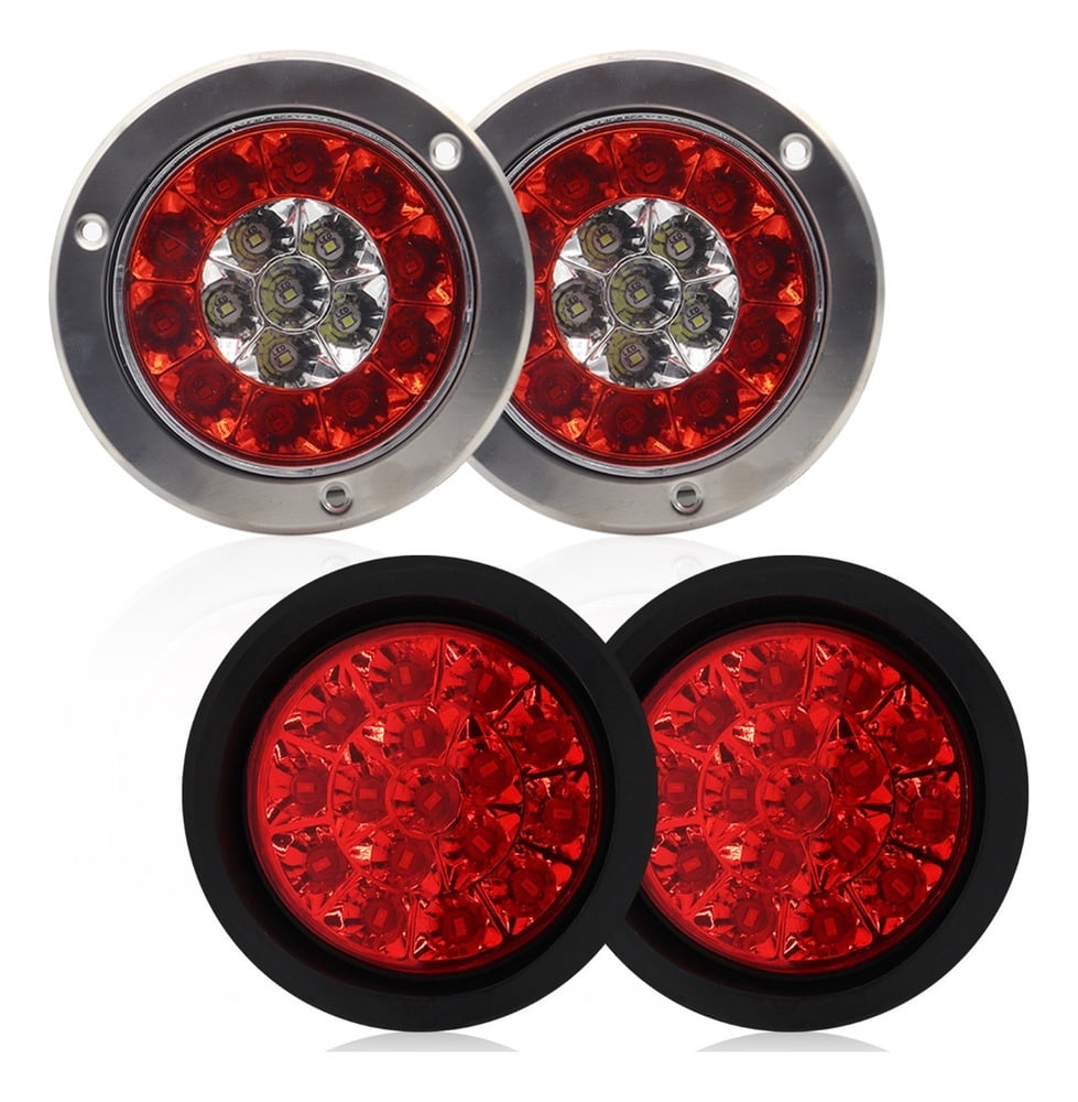 Suitable for 4 x 24V LED Tail Light, Reverse Brake Light - Walmart.com