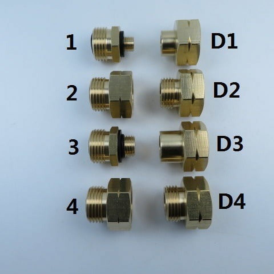 Suitable for 8-piece gas cylinder connection adapter transition tube ...