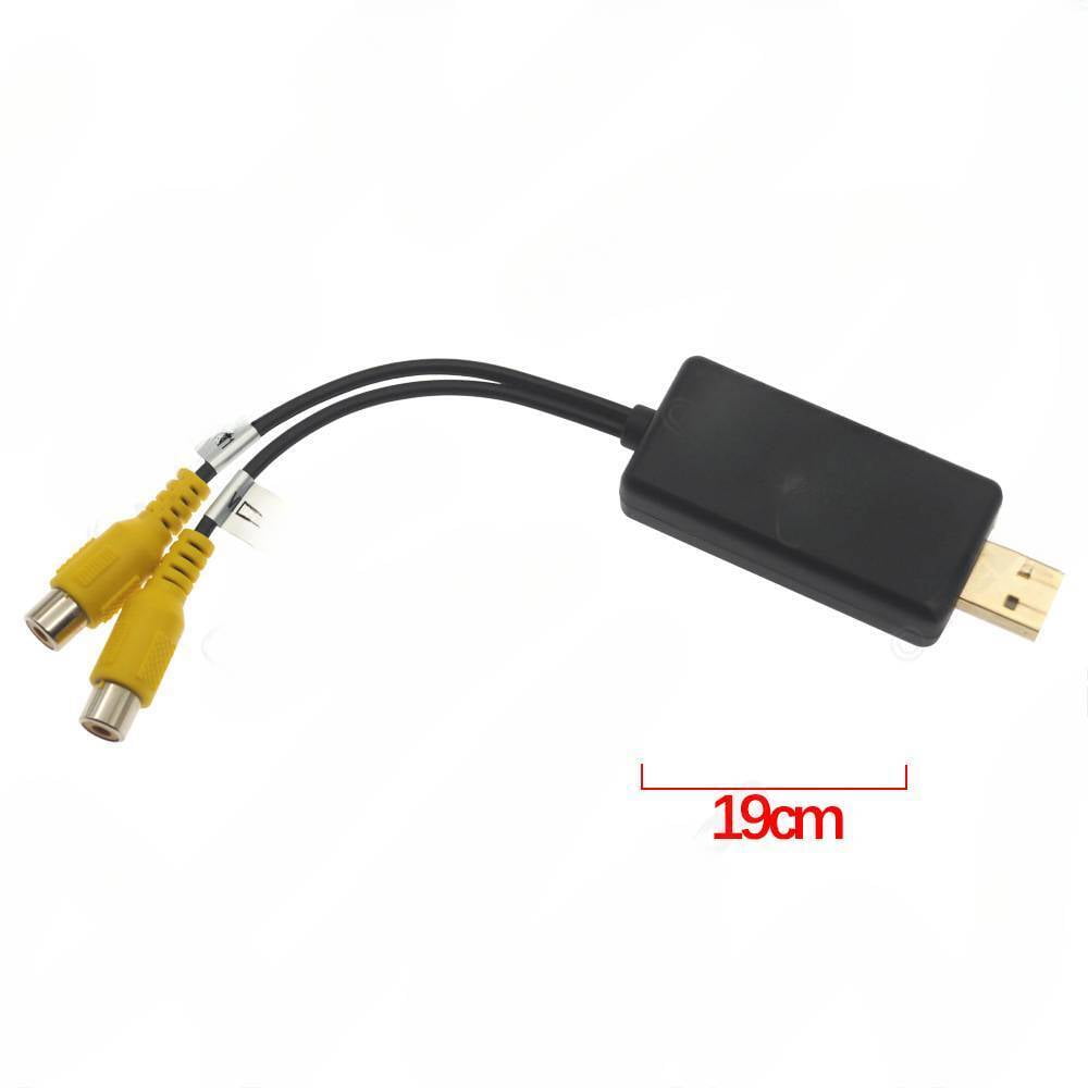 Suitable for Android USB video output cable adapter, automotive large screen USB to CVBS video ...