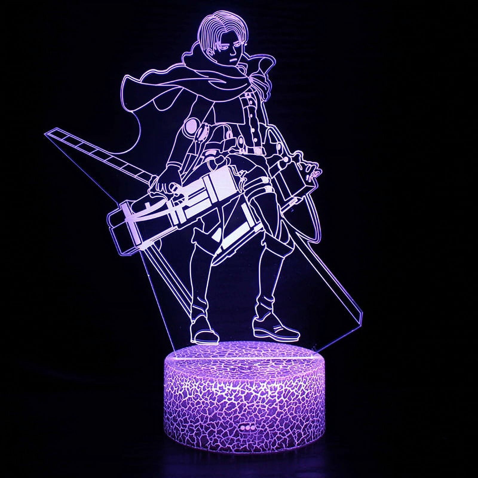 Suitable for Attack on Titan Levi lamp bedside lamp night light AF11062 ...