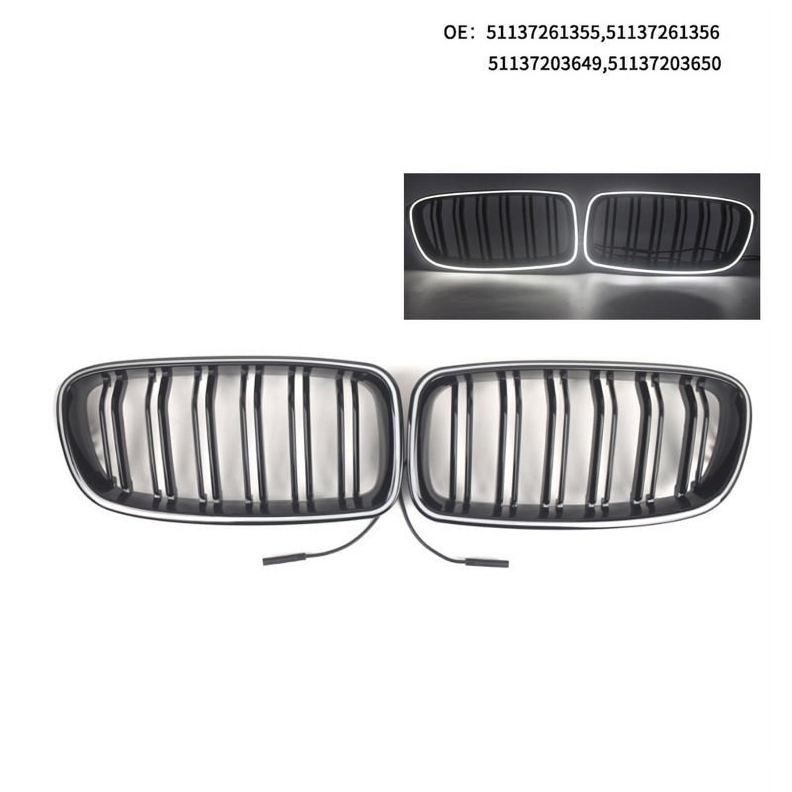 Suitable for BMW 5 Series F10F11F18 modified light grille LED aperture ...