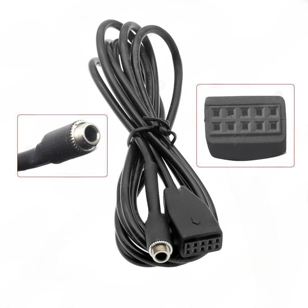 Suitable for BMW E46 3 Series car CD host 3.5mm female to 10 pin AUX ...