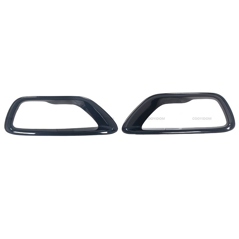 Suitable for Black ABS Car Front Fog Light Cover Grill Fog Lamp Frame ...