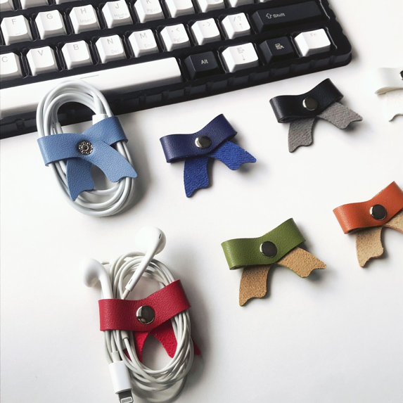 Suitable for Compatible with PU Leather Beartist Bowknot Data Cable ...