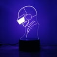 Suitable for Daft Punk 3d Led bedroom lamp bedside lamp night light ...