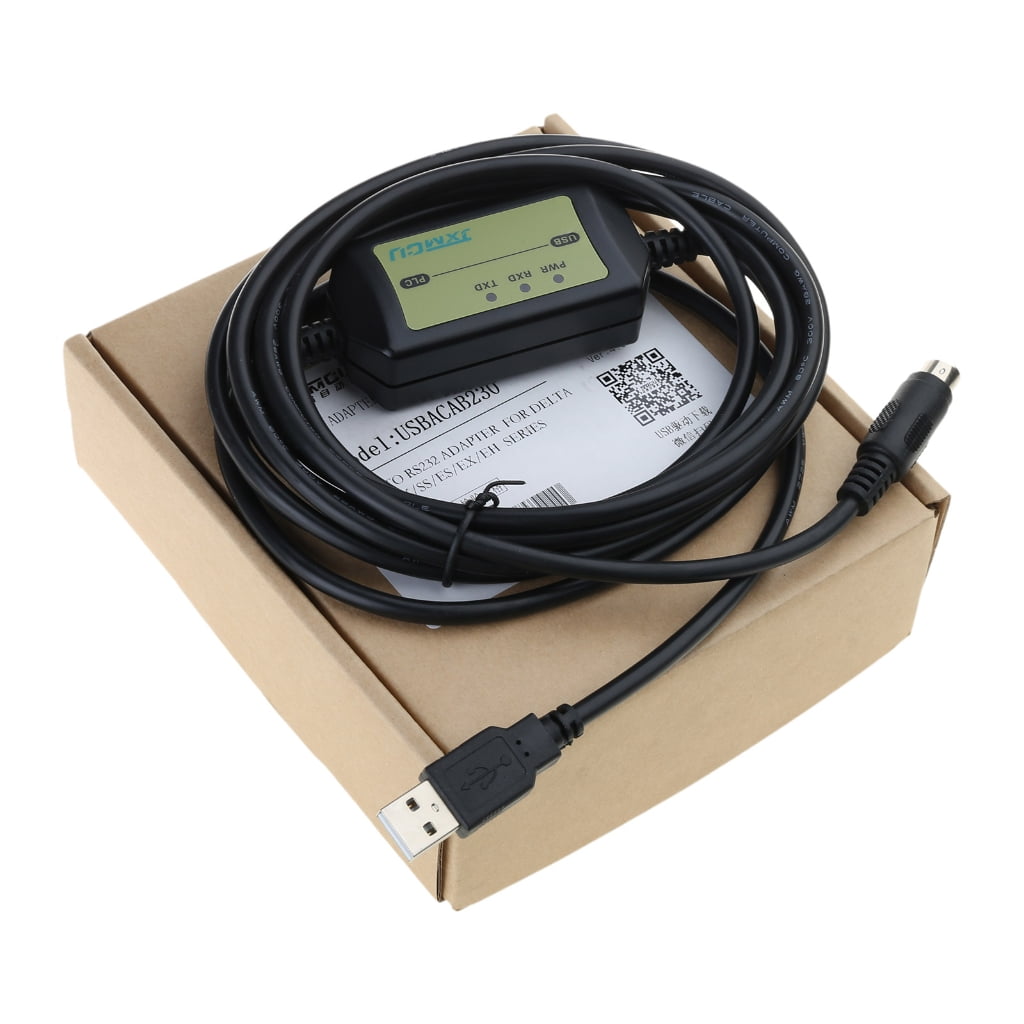 Suitable for Delta PLC Programming Cable DVP ES EX EH EC SE SV SS ...