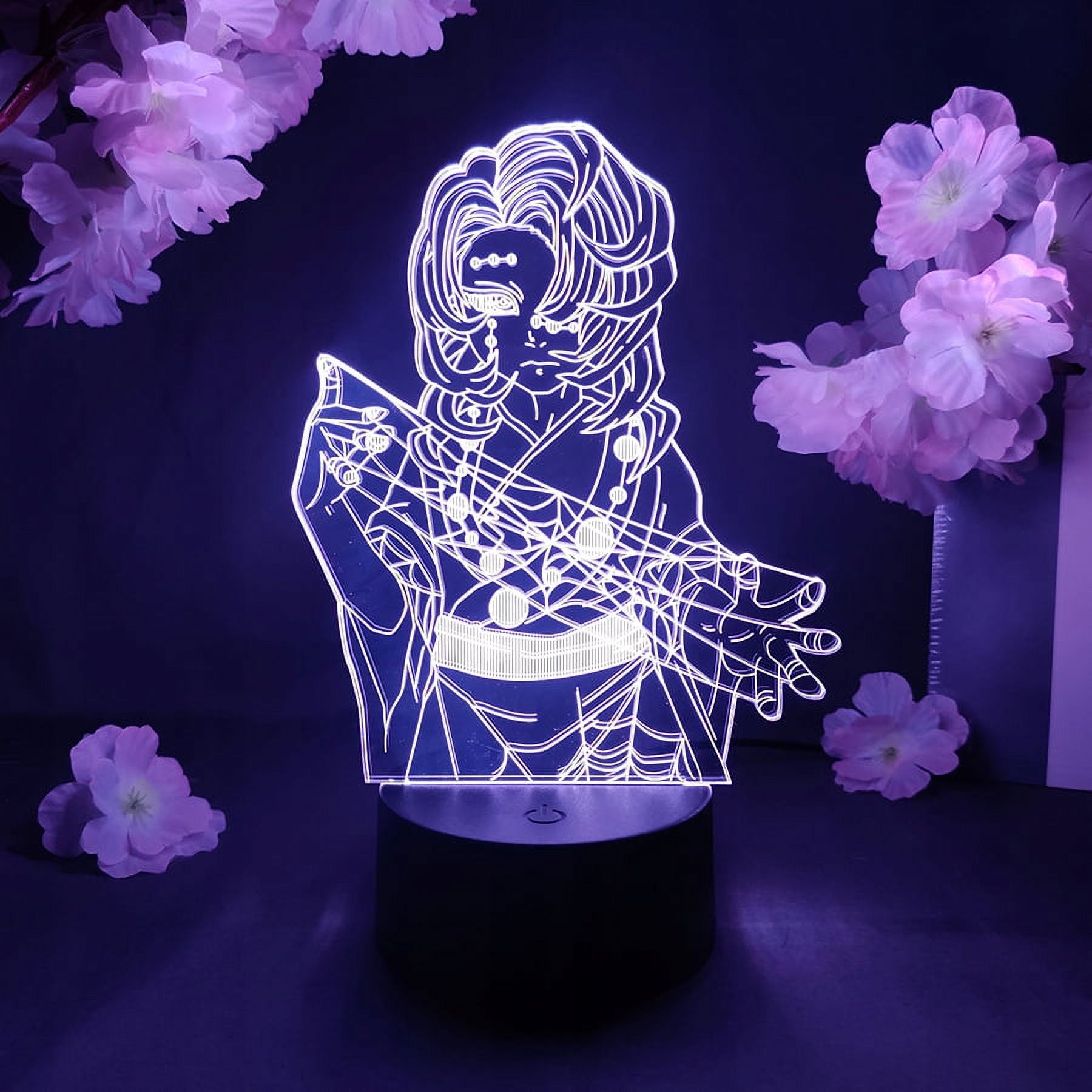 Suitable for Demon Slayer figure sharp 3D hologram lamp bedside lamp ...