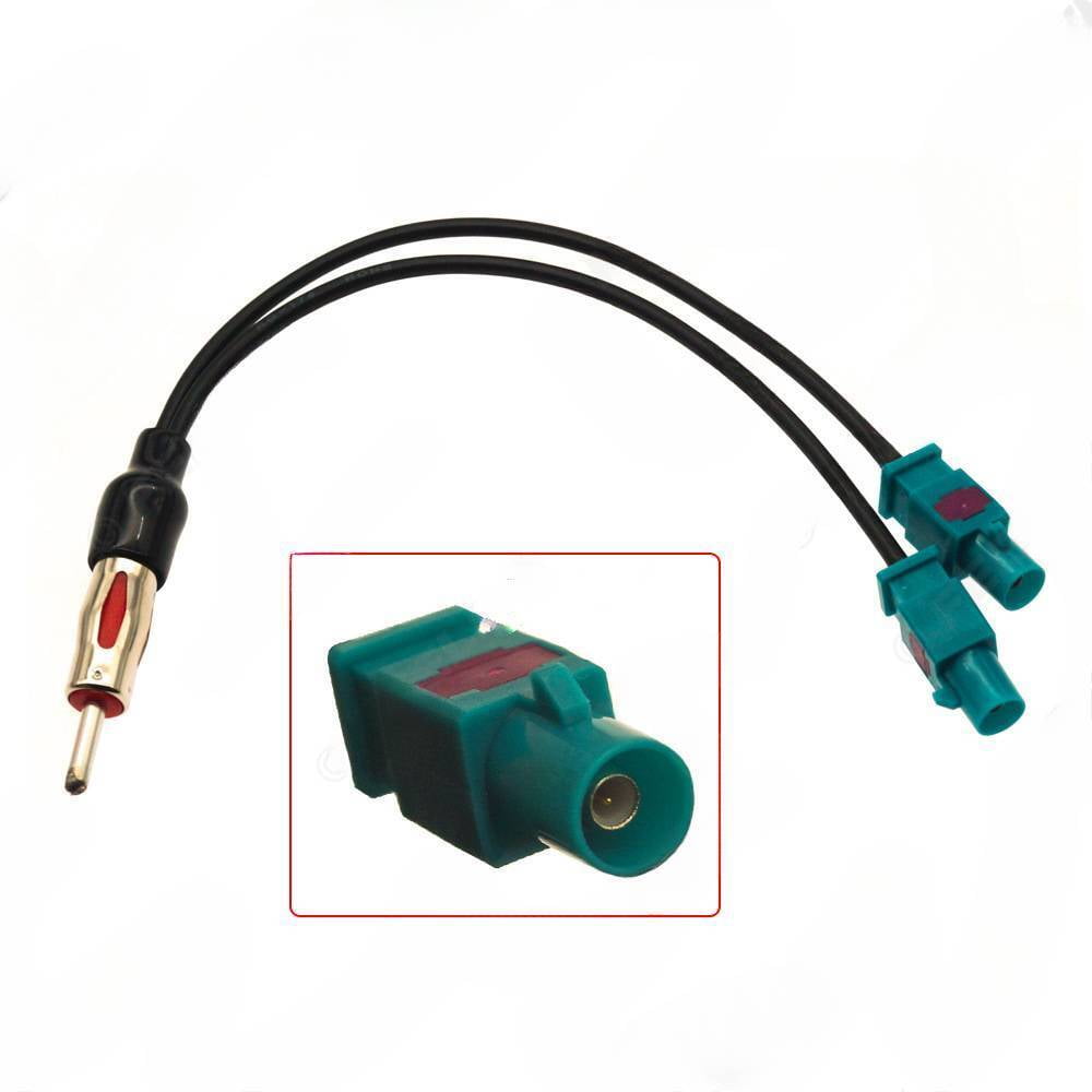 Suitable for Ford/BMW/Volkswagen Radio 2 Fakra DIN Antenna Connection ...