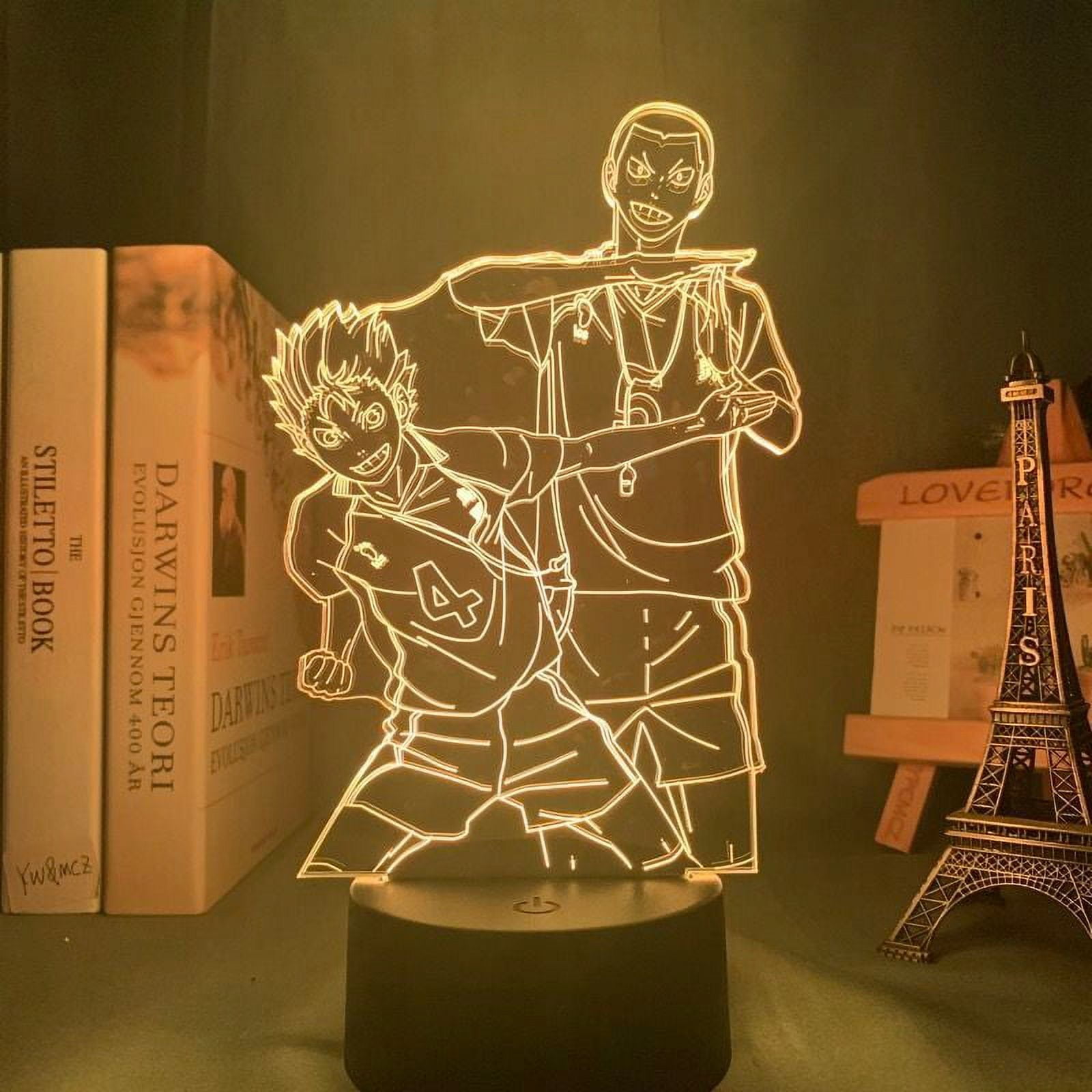 Suitable for Haikyuu Hinata Shoyo Kenma 3d led lamp bedside lamp night ...