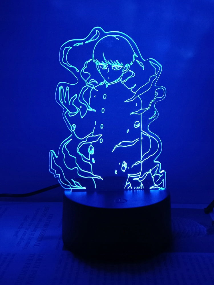 Suitable for Mob Psycho 100 mogu Saiko Hyaku 3d l lamp bedside lamp ...