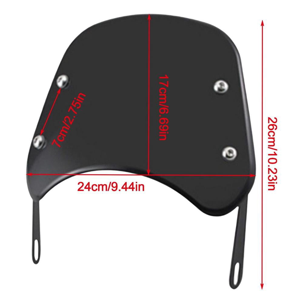 Suitable for Motorcycle Windshield Airflow Adjustable Windscreen Wind ...