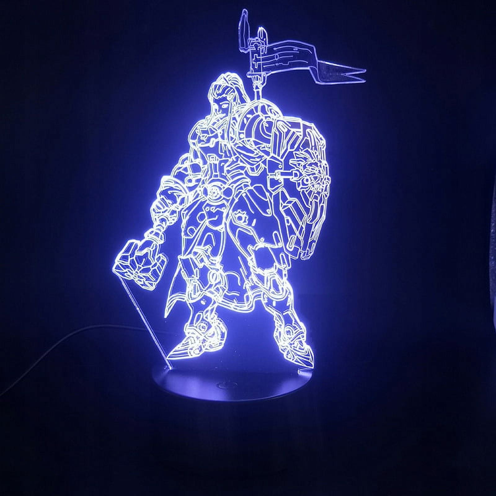 Suitable for Overwatch Ow Dva 3d Led Game Hero Lamp Bedside Lamp Night ...