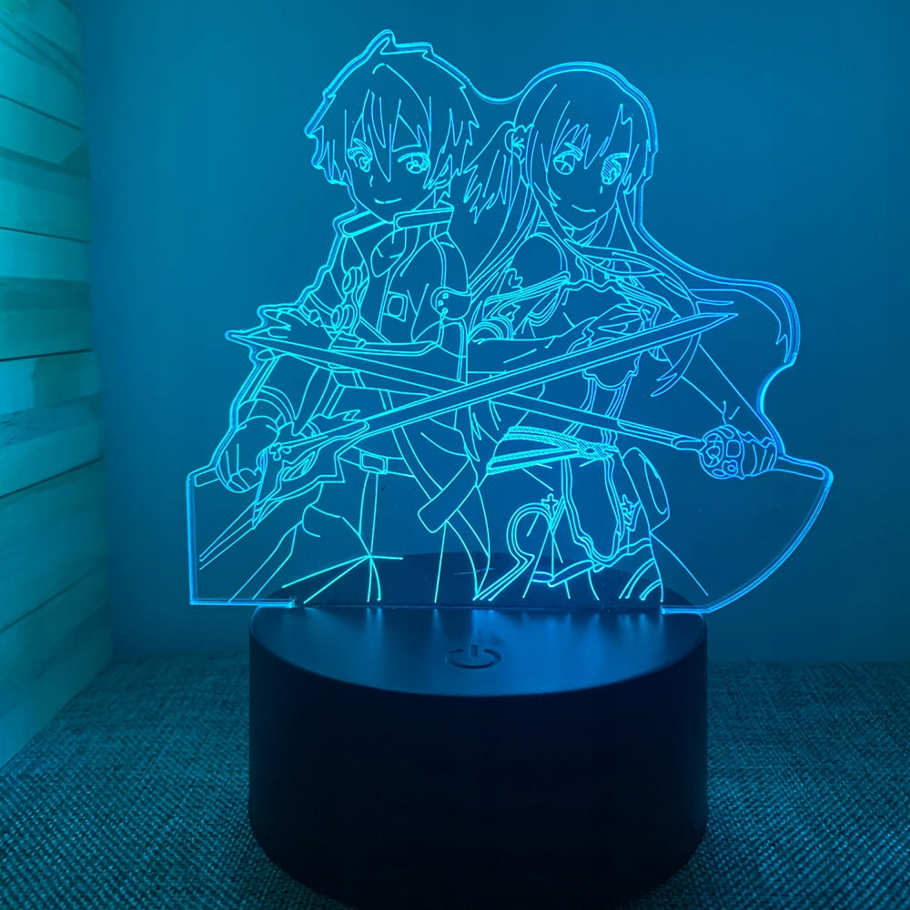 Suitable for Sword Art Online Kiritani Kazuto Yuu lamp bedside lamp ...