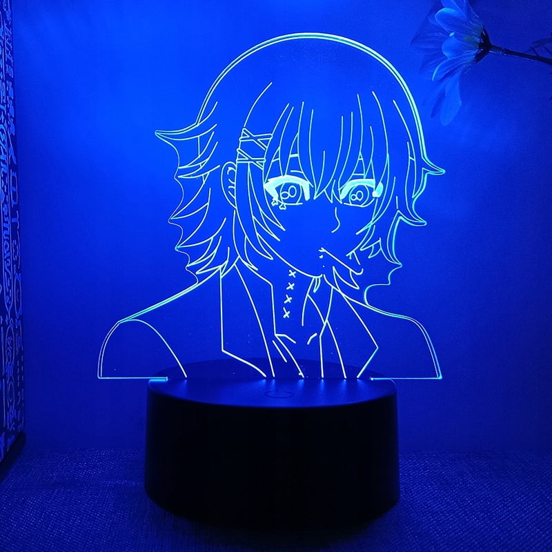 Suitable for Tokyo Ghoul Kaneki Ken 3d Led lamp lamp bedside lamp night ...