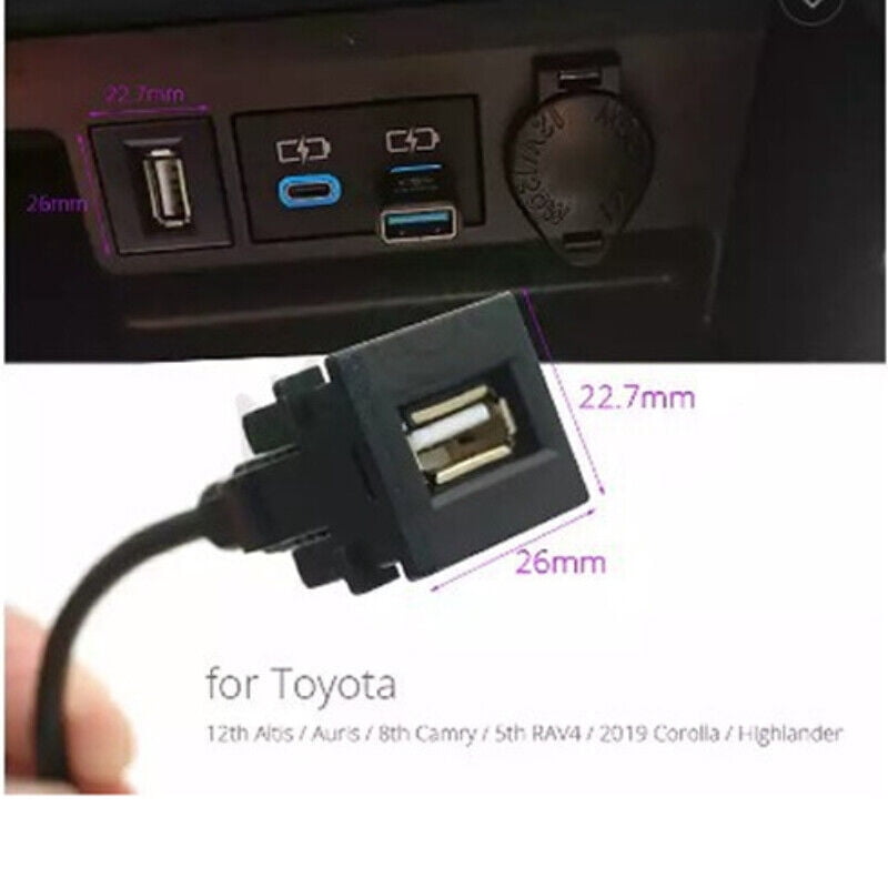 Suitable for Toyota Vios Camry RAV4, Corolla, Highlander, Levin USB ...