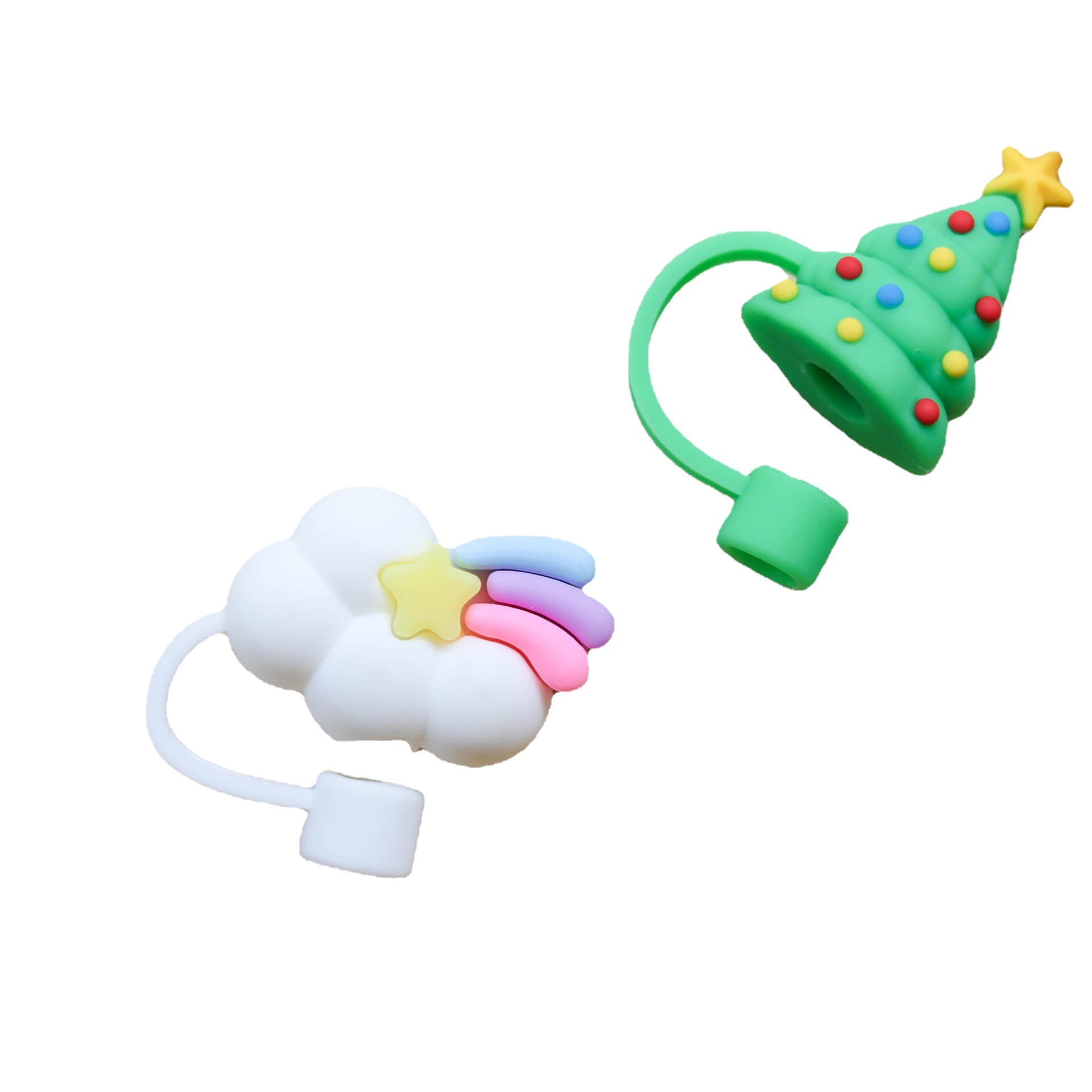 Suitable for Xingba straw dust cap non-disposable recyclable straw cap ...