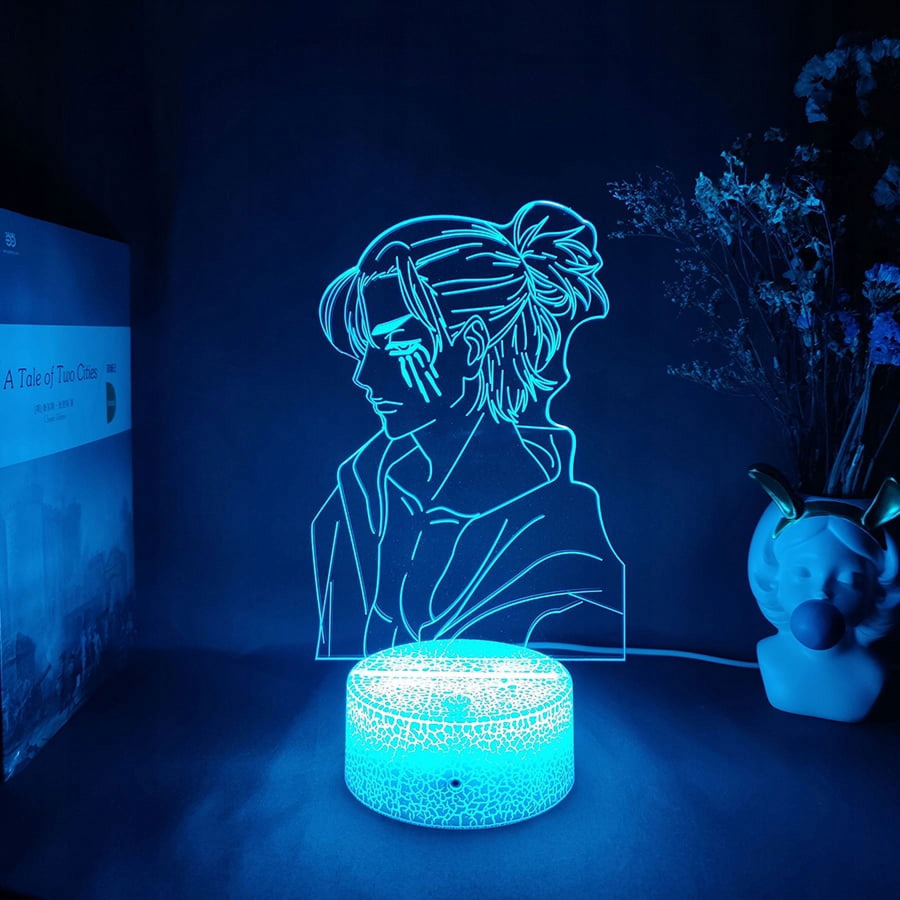 Suitable for anime attack on titan 4 two consecutive night lamp bedside ...