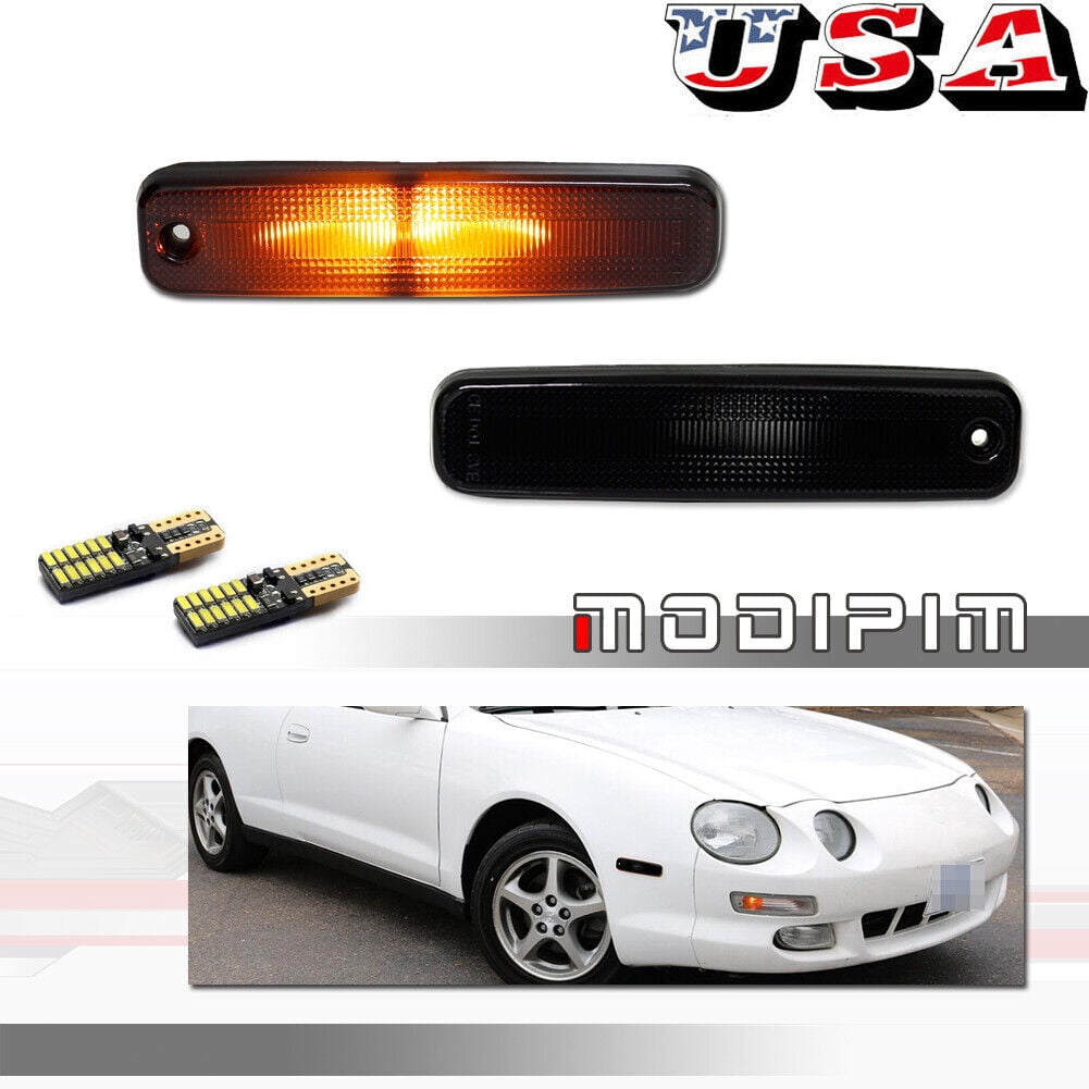 Smoked LED Front Side Marker Lights for 1994 - 1999 for Toyota Celica ...