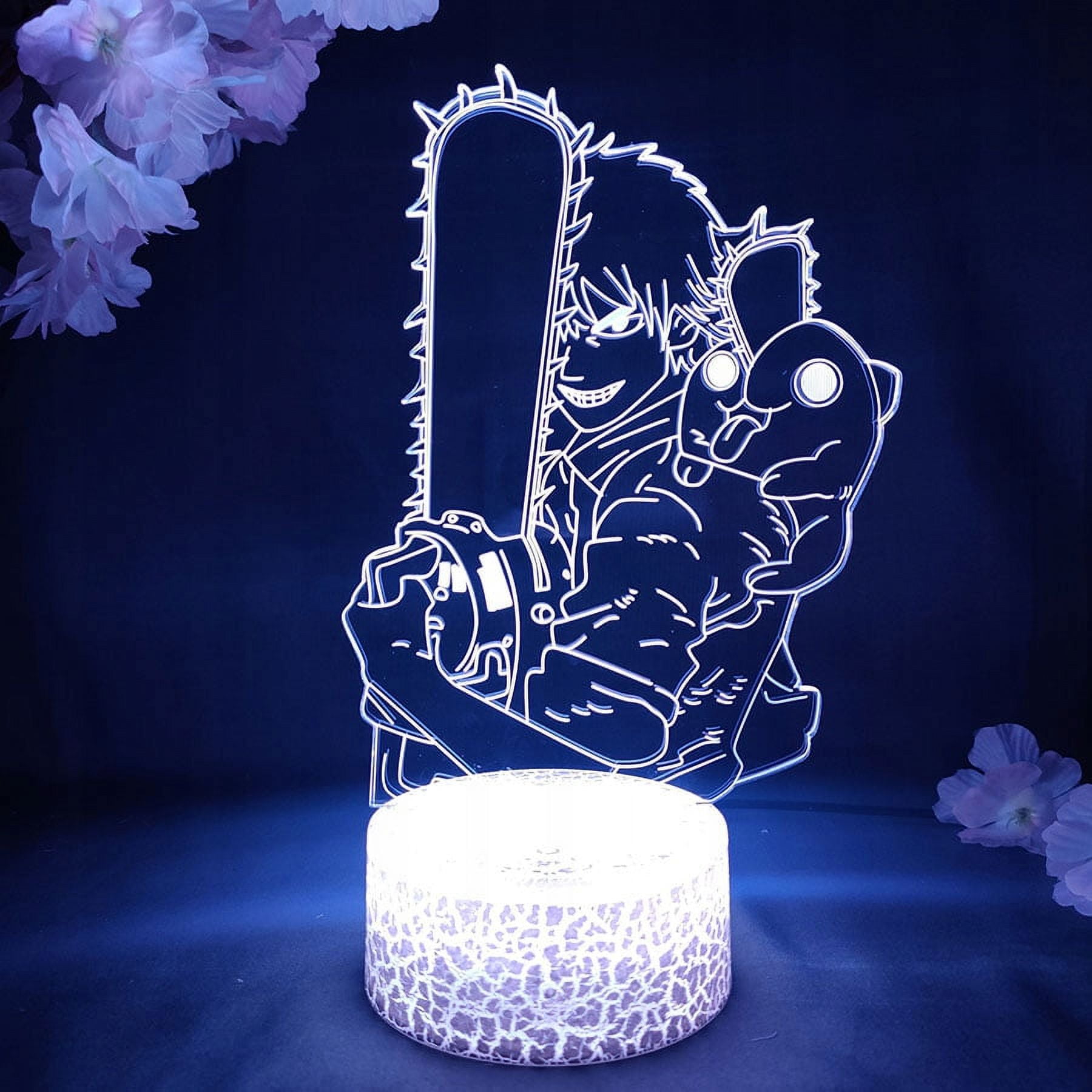 Suitable for sexy anime chainsaw man LED lamp lamp bedside lamp night ...