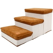 Precious Tails 3-Step Storage Foldable Dog Cat Pet Steps - Walmart.com