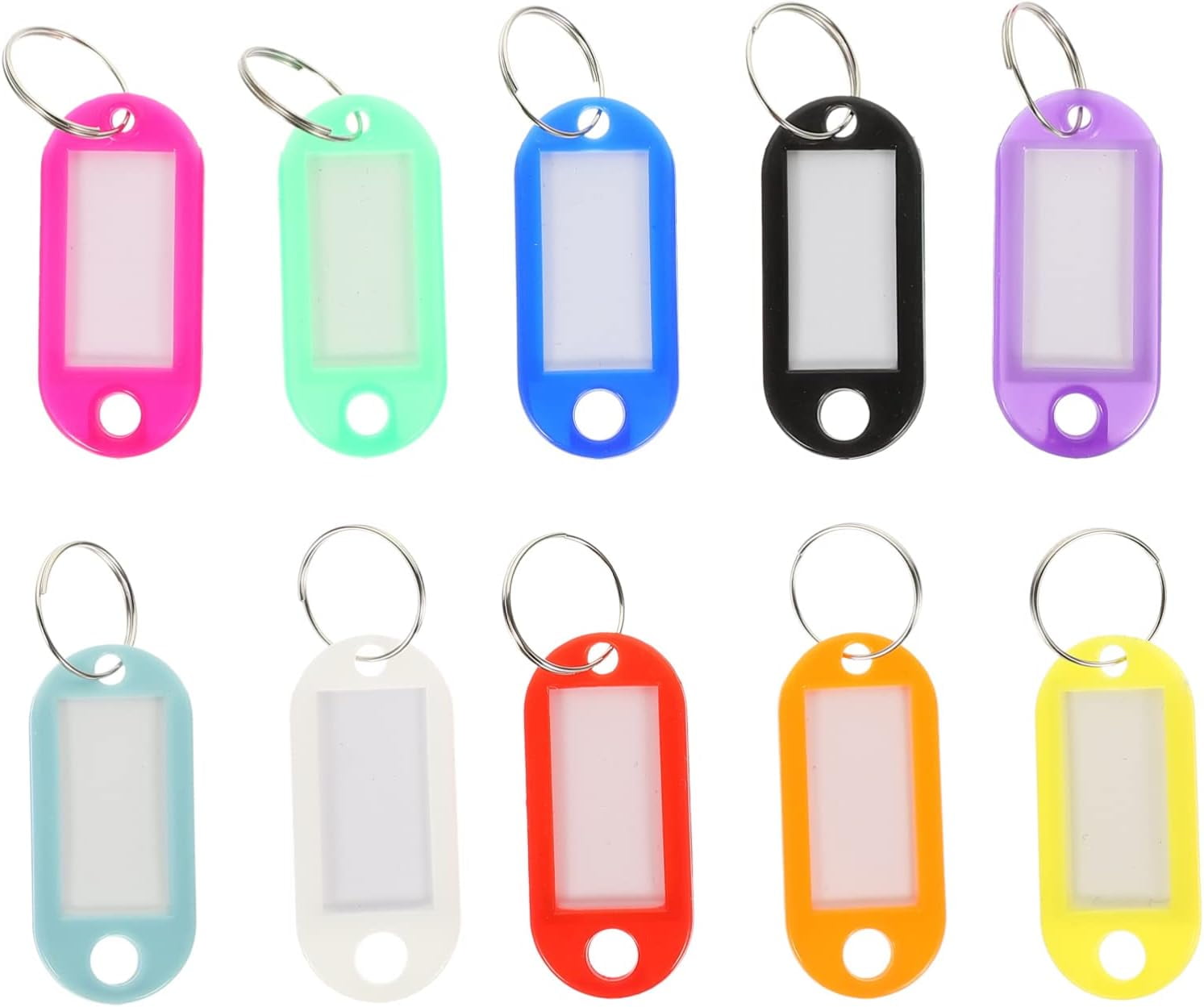 Suitcase Accessories 100Pcs Key Rings Key Identifiers Tag with Ring ...