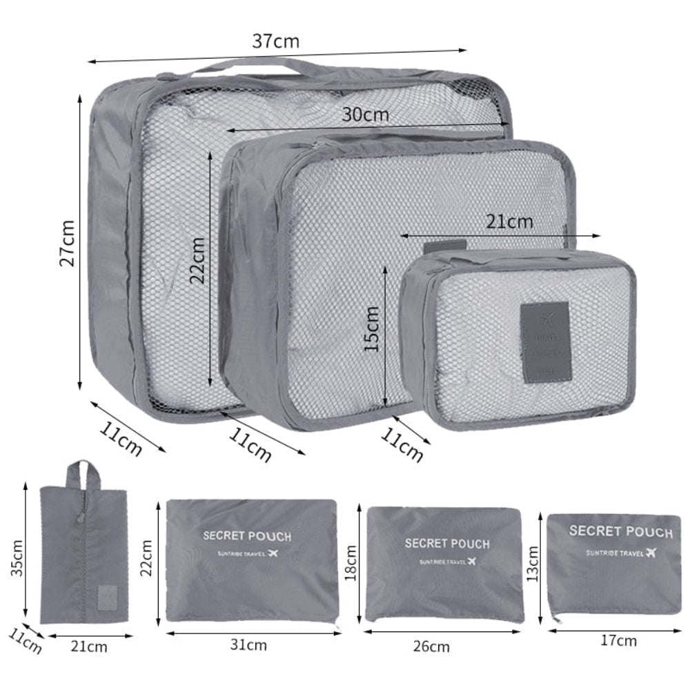 Suitcase Organizer Bags Set - Walmart.com