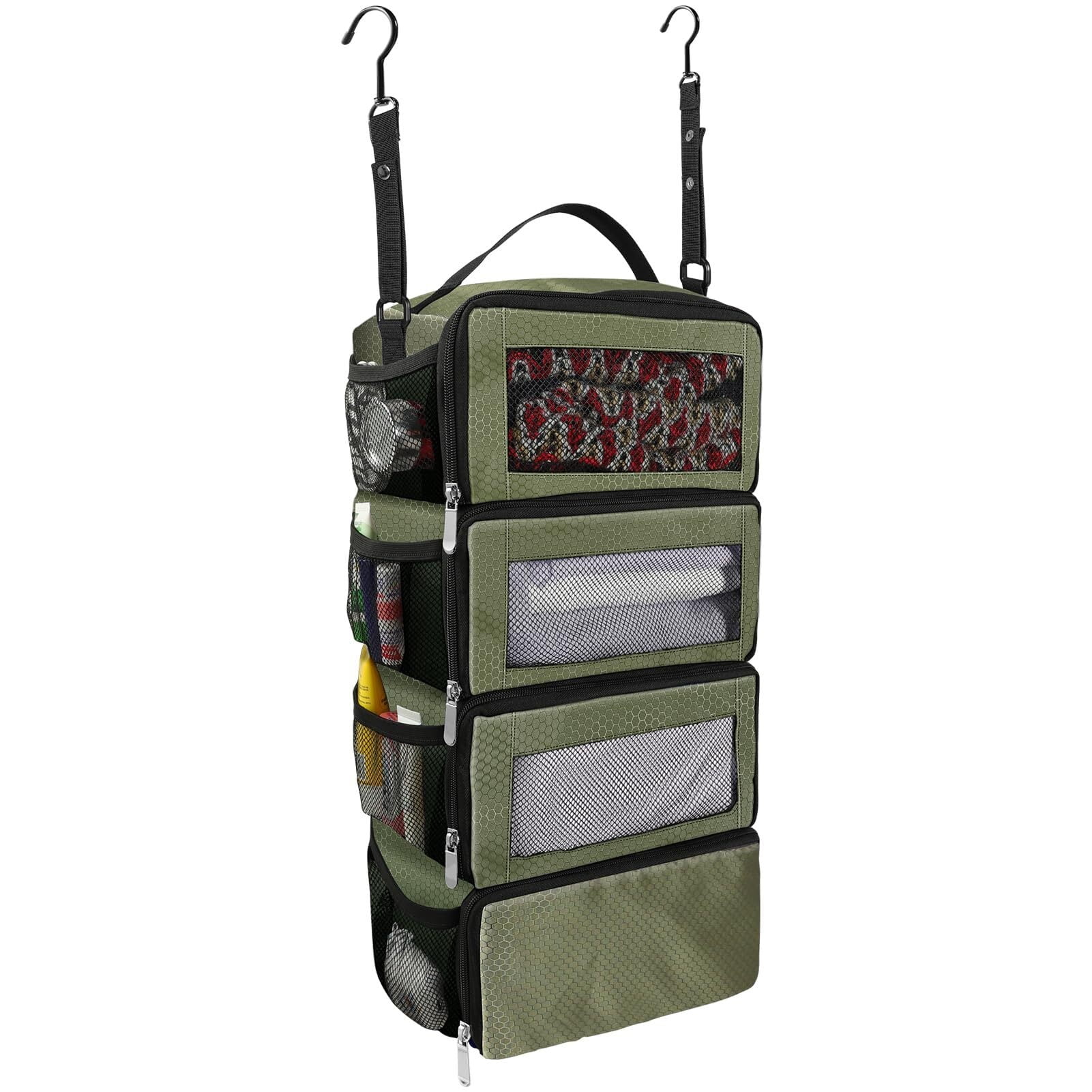 Suitcase Organizer, Travel Luggage Organizer Portable Hanging Travel ...