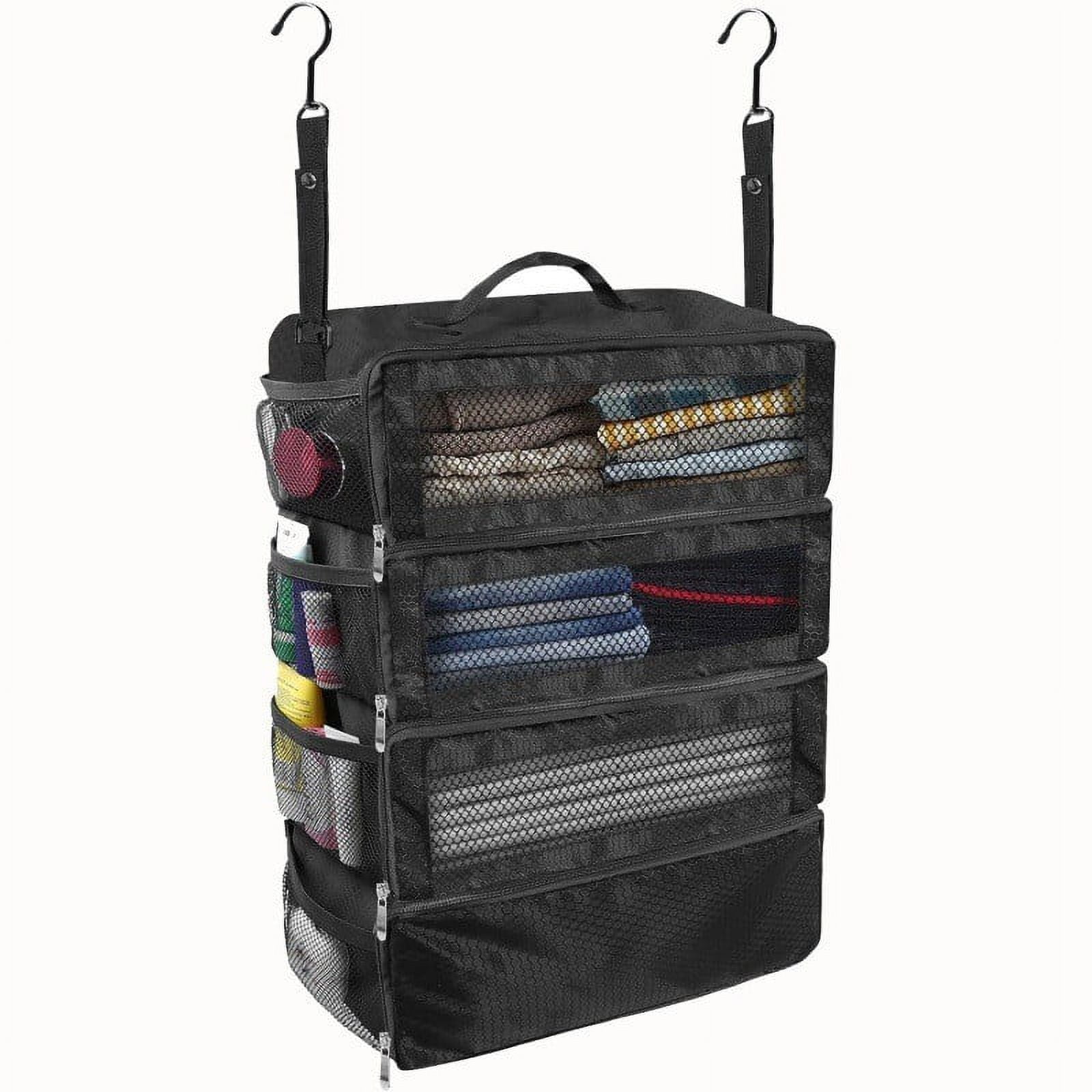 Suitcase Organizer, Travel Luggage Organizer Portable Hanging Travel ...