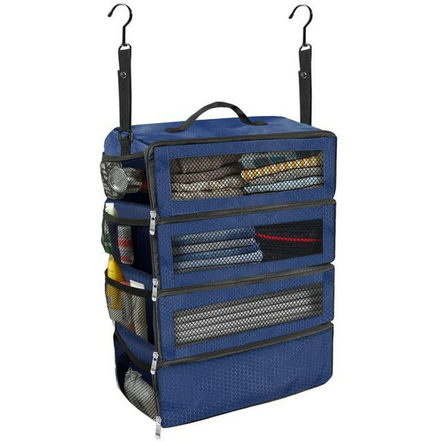 Suitcase Organizer, Travel Luggage Organizer Portable Hanging Travel ...