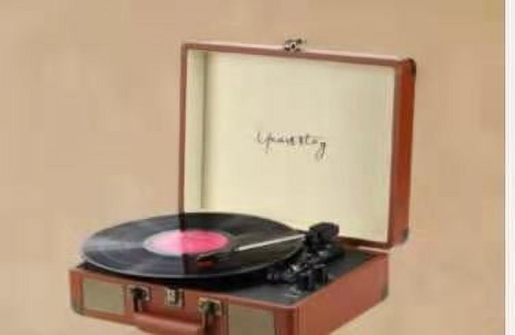 Suitcase Portable Audio Turntable Machine Wireless Bluetooth Speaker ...