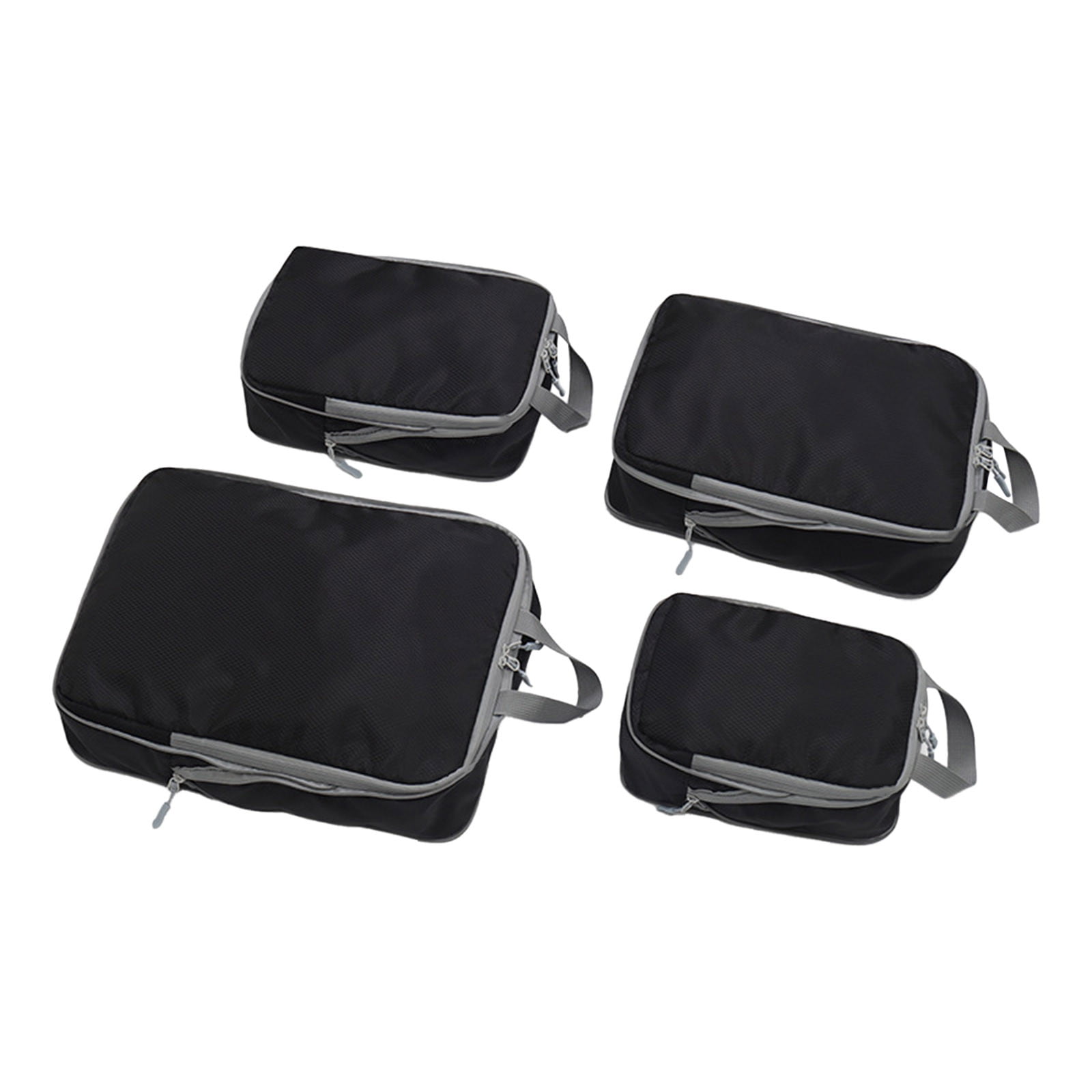 Suitcases with Wheels 4pc Travel Bag Set Luggage Classification Storage ...