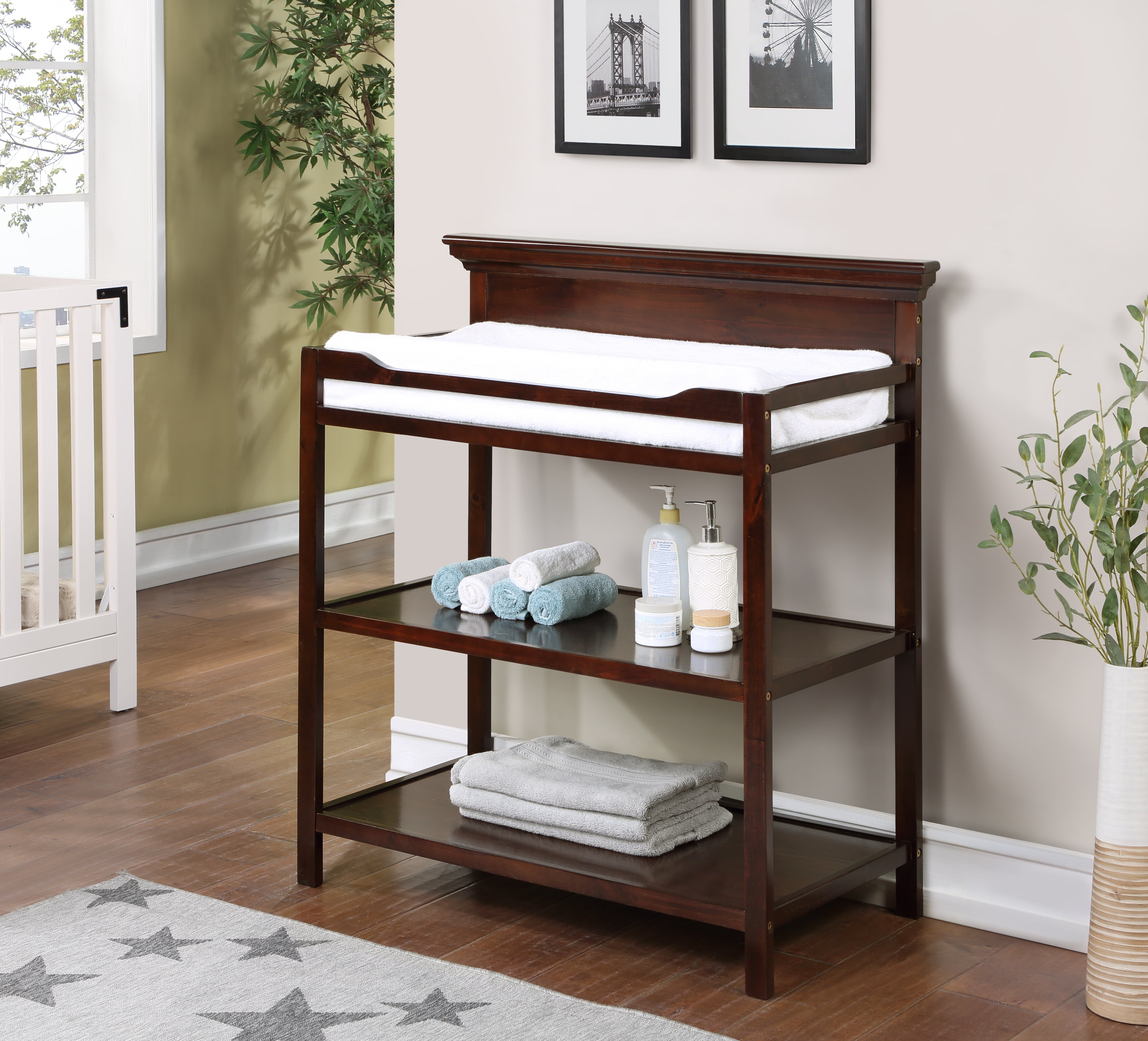 Suite Bebe Bailey Universal Changing Station Espresso - Walmart.com