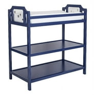 Delta Children Hayes Changing Table with Fabric Bins, Bianca White/Flax Bins - Walmart.com