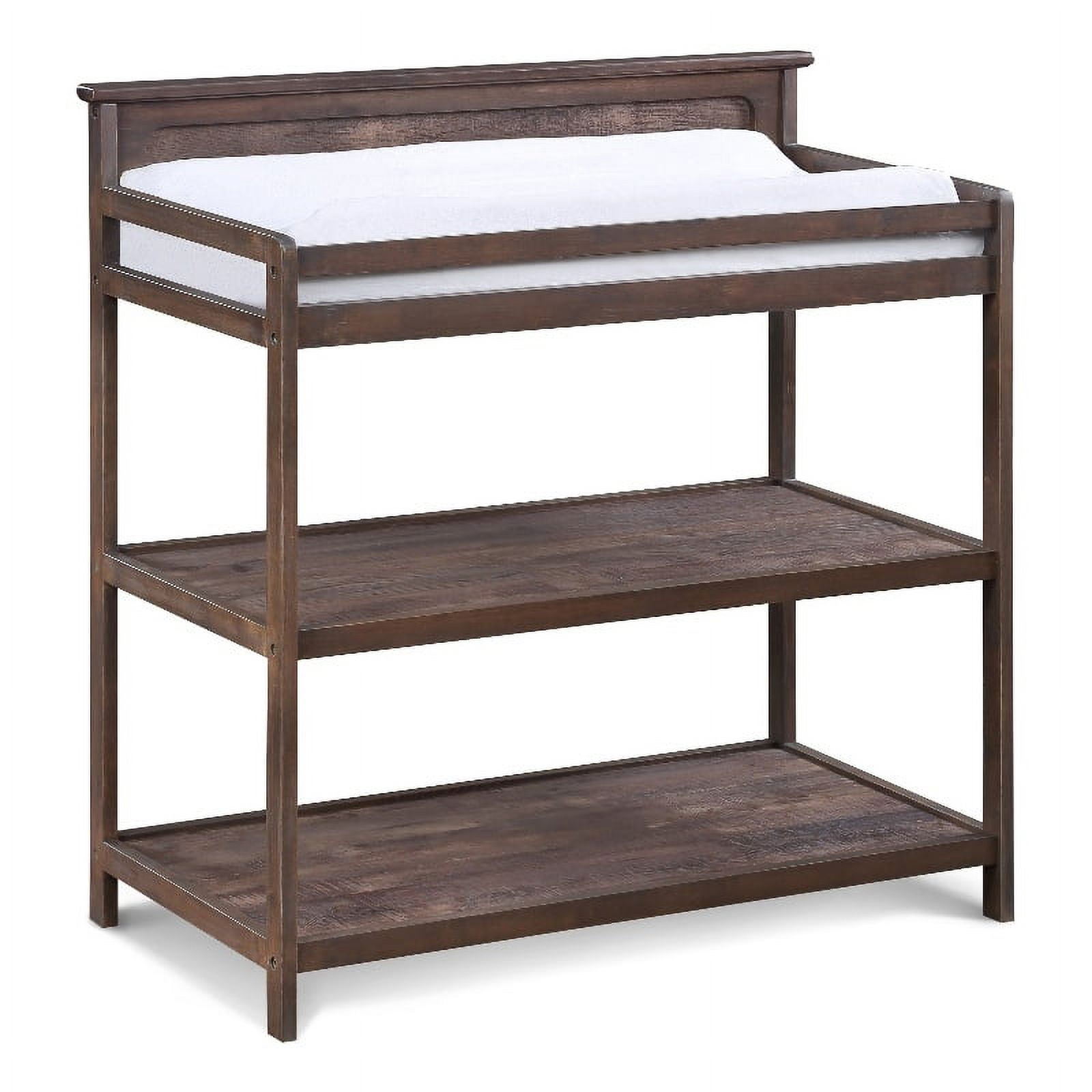 Suite Bebe Grayson 2-shelf Traditional Wood Changing Table in Brown ...