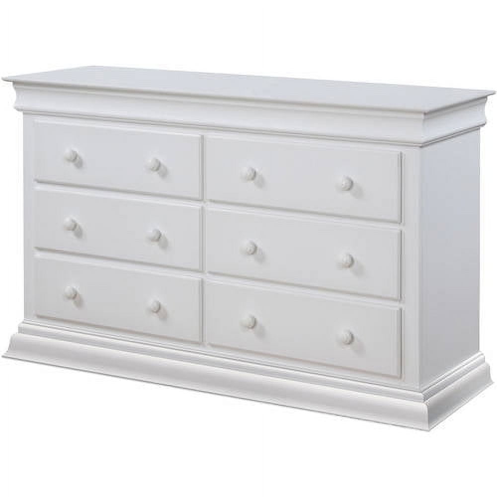 Suite Bebe Universal 6 Drawer Double Dresser - Walmart.com