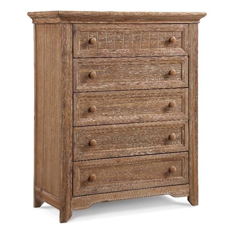 Suite Bebe Winchester 5-Drawer Traditional Wood Chest in Biscotti ...