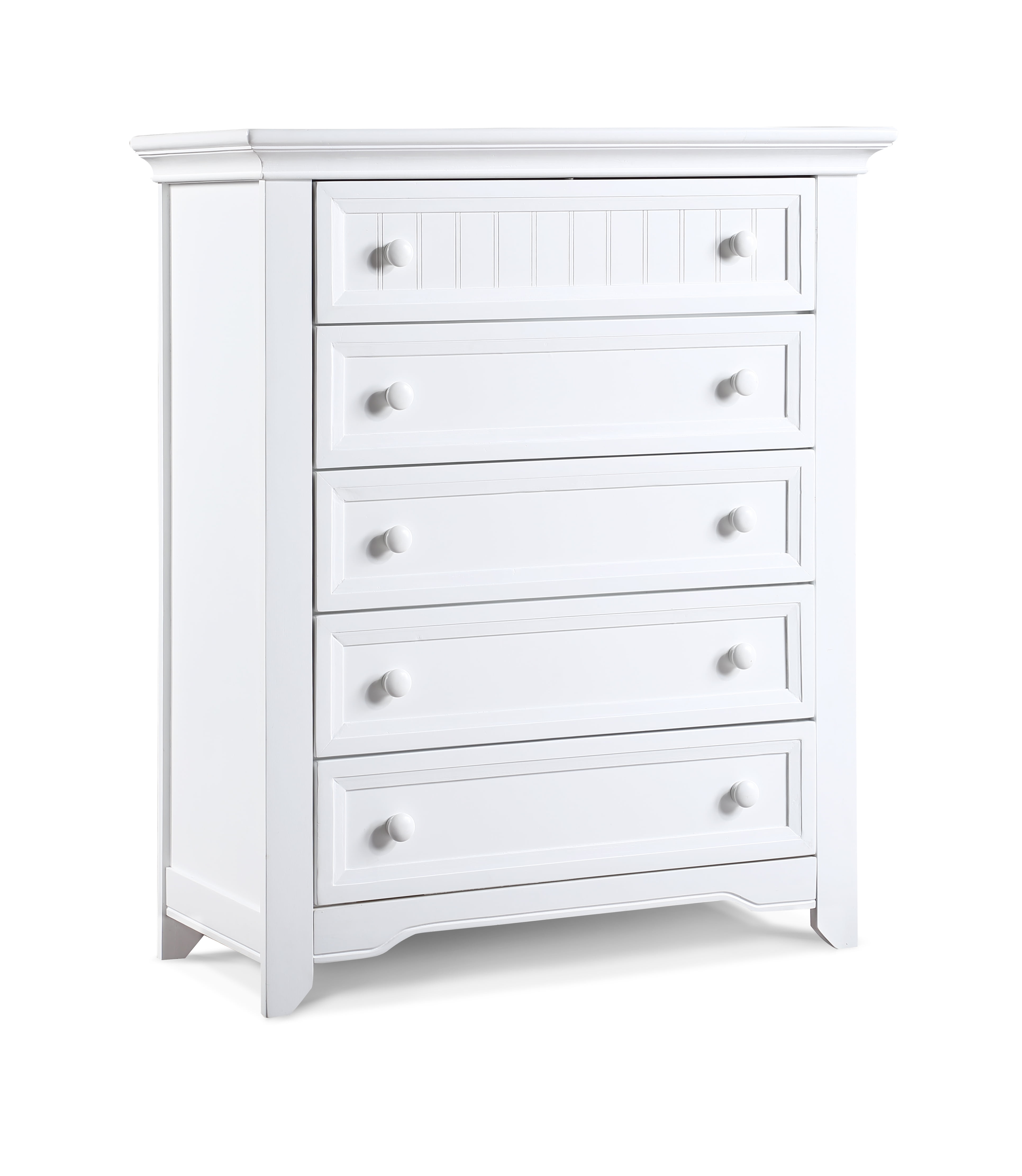 Suite Bebe Winchester 5-Drawer Traditional Wood Chest in White ...