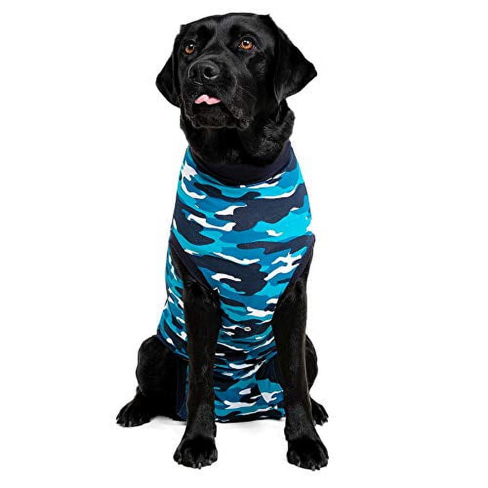 Suitical Recovery Suit Dog, Small Plus, Blue Camouflage - Walmart.com